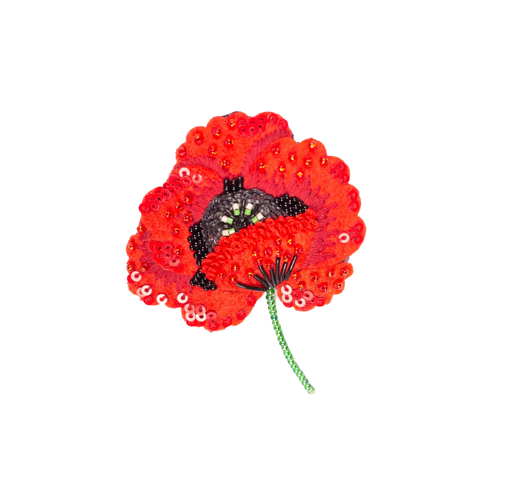 Poppy brooch – Garston Hunny Shop